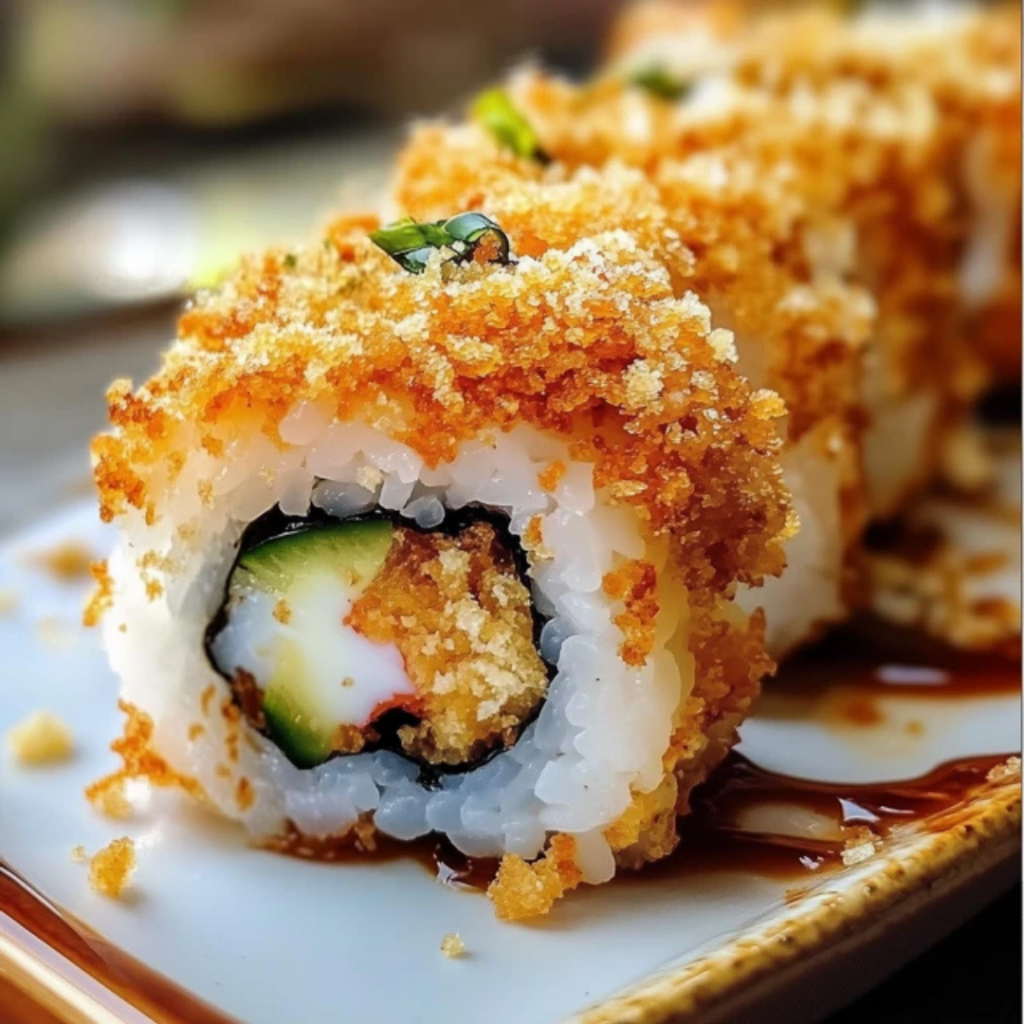 Home » Recipes » Main-course » Crunch Roll Sushi Recipe