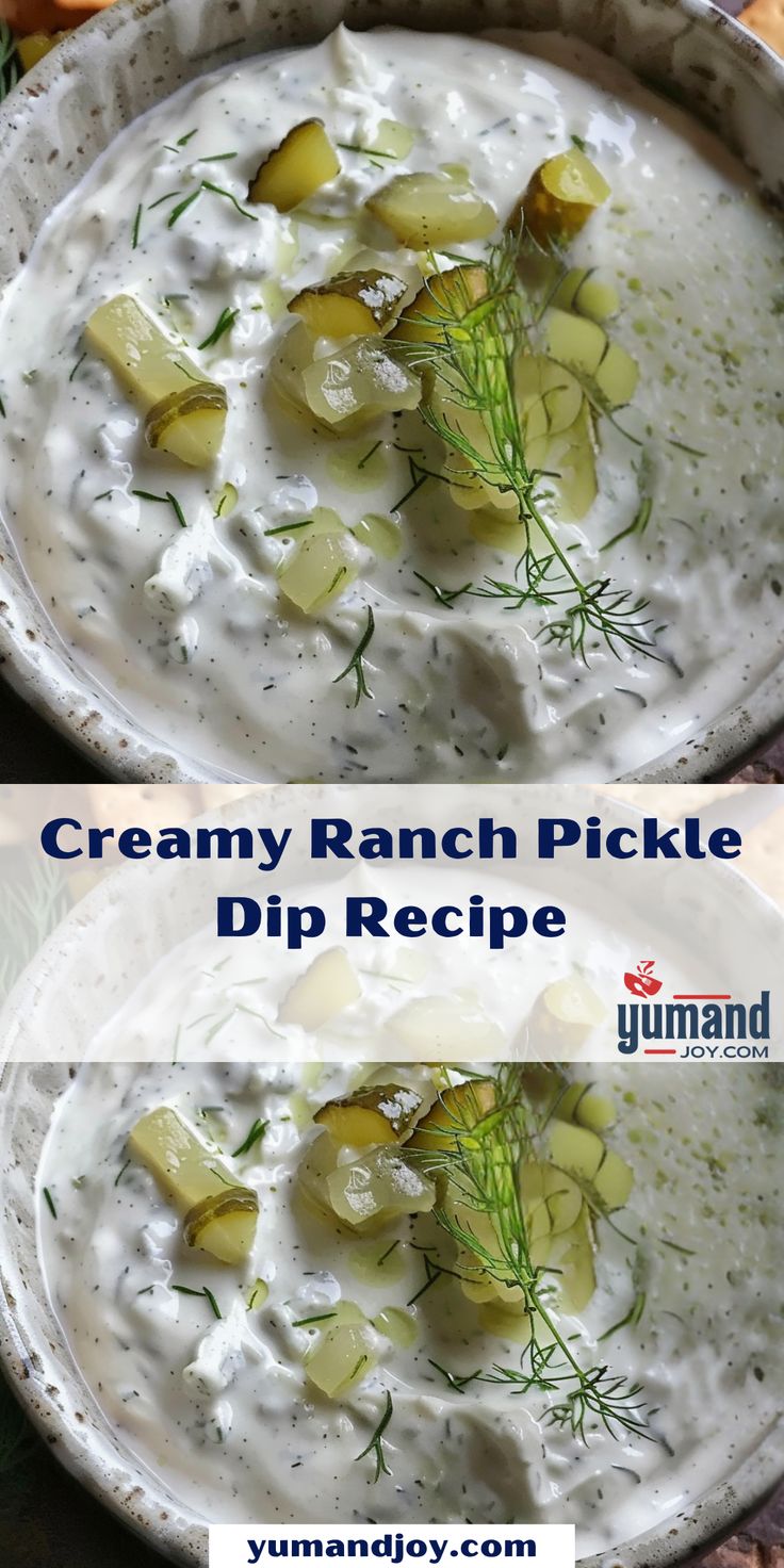 Home » Recipes » Sauces & Dips » Dill Pickle Ranch Dip