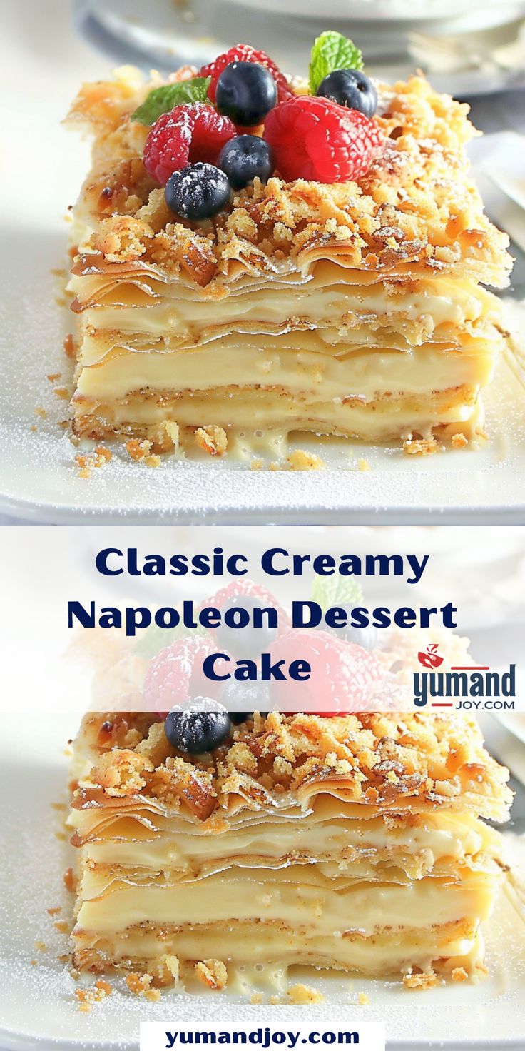 Home » Recipes » Desserts » Easy Napoleon Cake Recipe