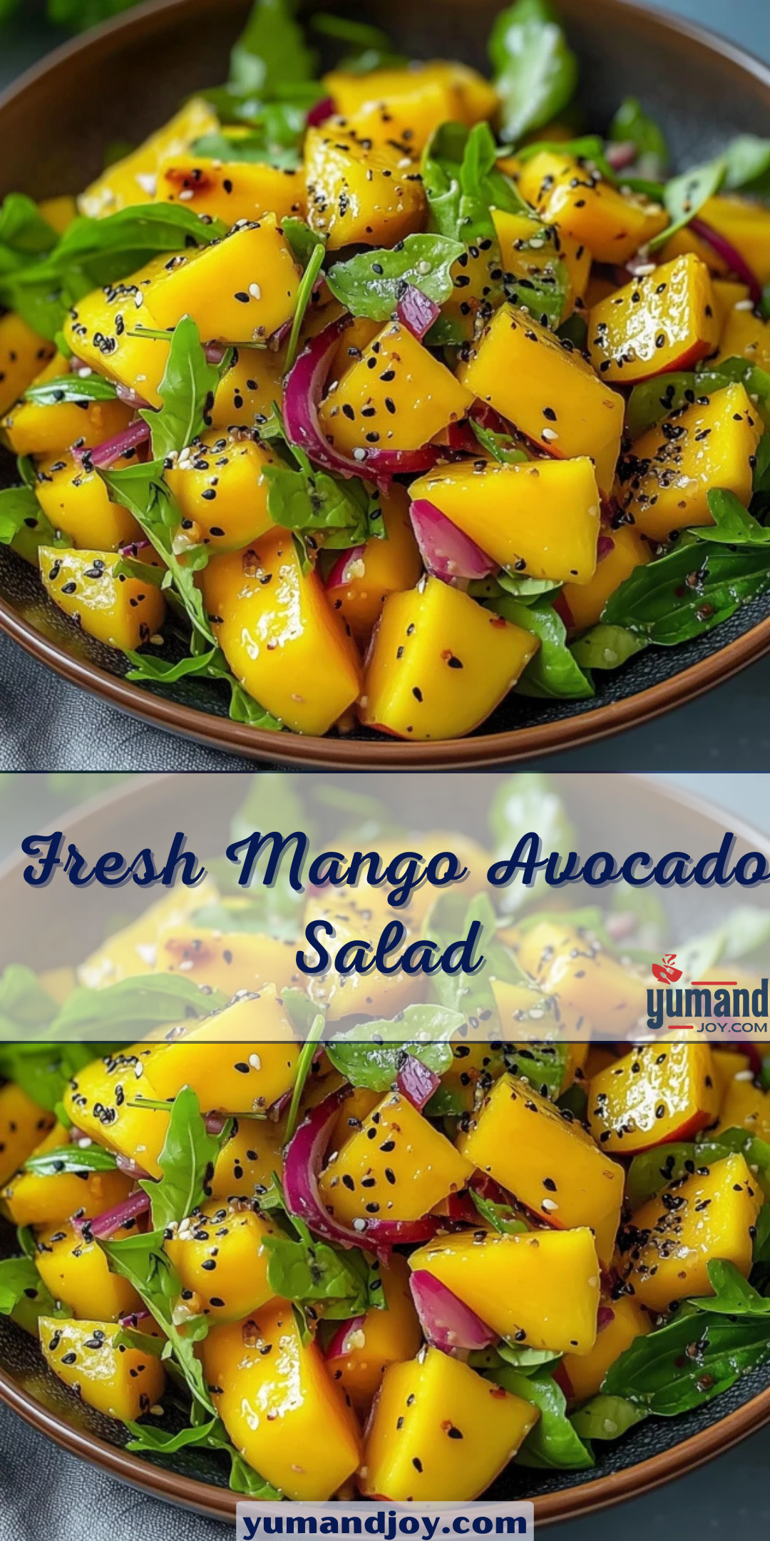 Home » Recipes » Salads » Easy Avocado Mango Salad Recipe