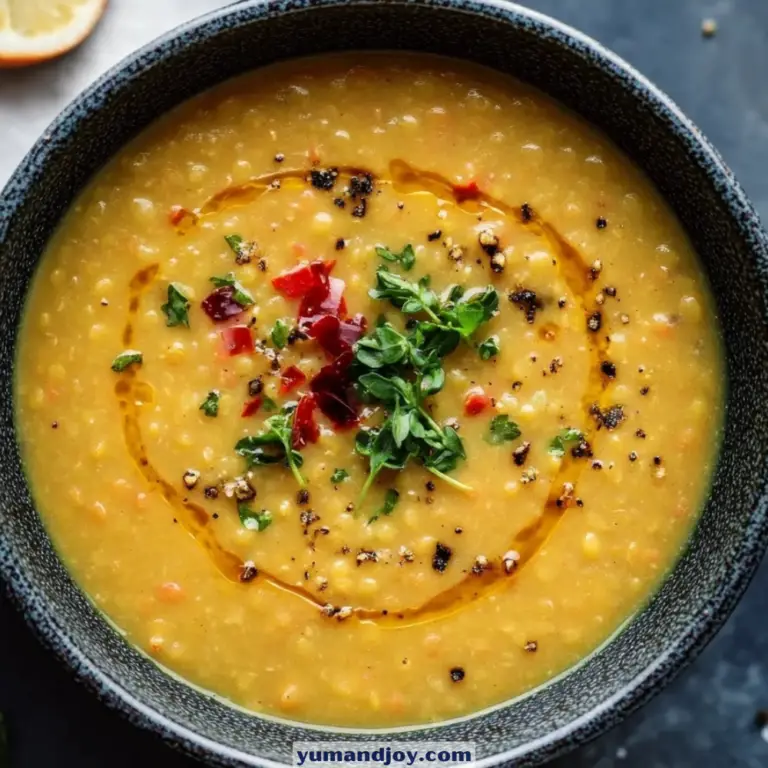 Home » Recipes » Main-course » Middle Eastern Lentil Soup Recipe